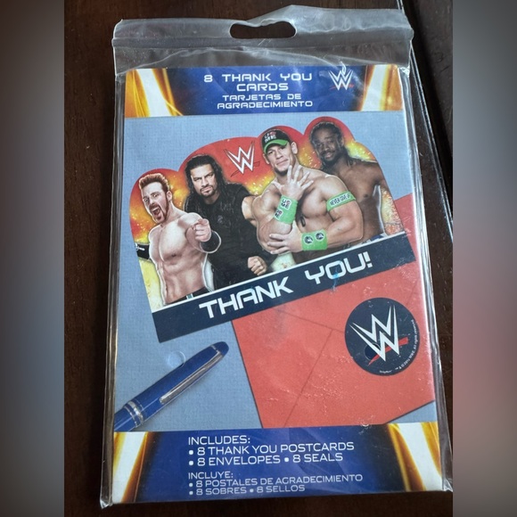 WWE | Office | Wwe Thank You Cards John Cena New | Poshmark
